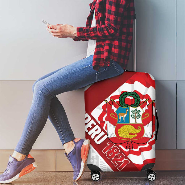 Peru 1821 Proud Luggage Cover National Day Peruvian Pattern - Wonder ...
