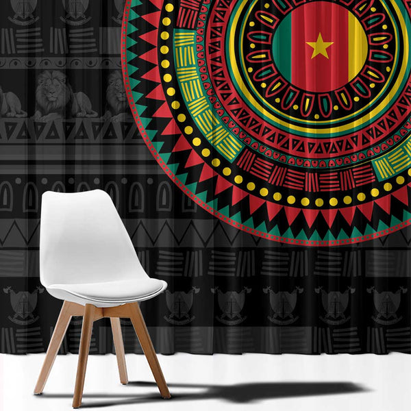 Cameroon Window Curtain African Tribal Pattern - Wonder Print Shop