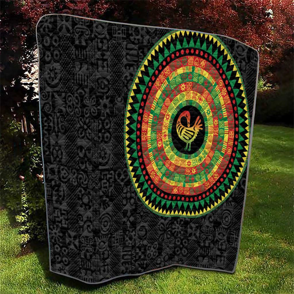 Sankofa Bird Adinkra Symbols Quilt African Culture - Wonder Print Shop