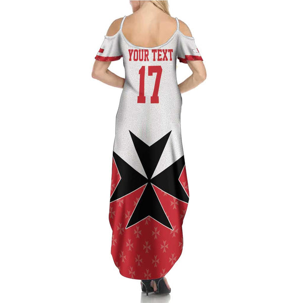 Custom Malta Football Champions Summer Maxi Dress Sporty Style - Wonder ...