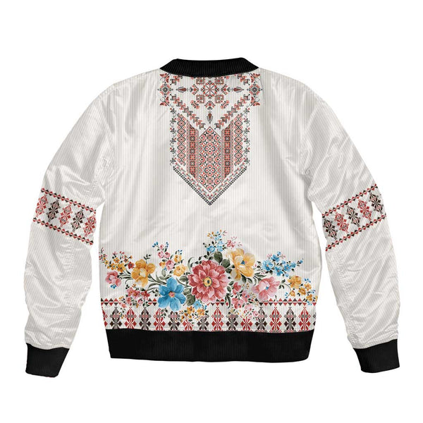 Romania Happy Martisor Day 1 March Sleeve Zip Bomber Jacket Martenitsa ...