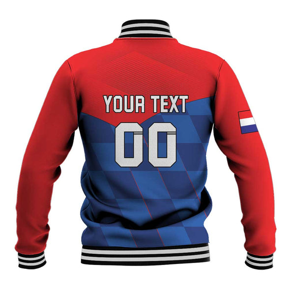 Custom Croatia Football Baseball Jacket Hrvatska Nogometna ...