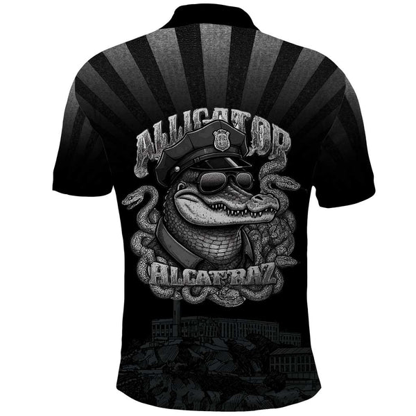 Alligator Alcatraz Police Polo Shirt Prison Florida Everglades - Wonder ...