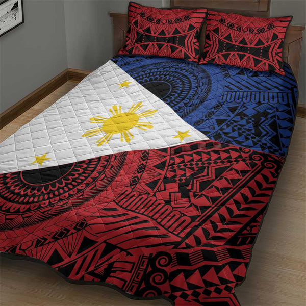Philippines National Flag Day Quilt Bed Set Filipino Tribal Pattern ...