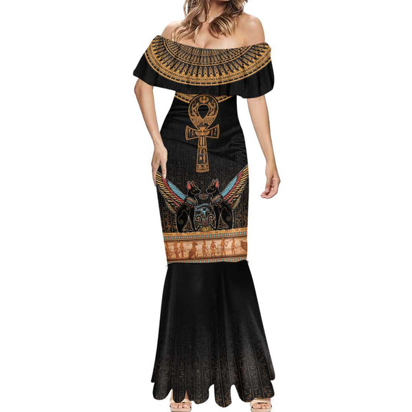 Ankh Egypt Mermaid Dress Ankh Egyptian Hieroglyphs Alphabet - Wonder ...