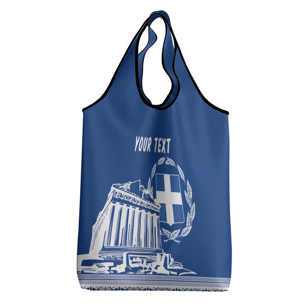 Personalized Greece Athena Goddess Grocery Bag Parthenon Greek Key ...