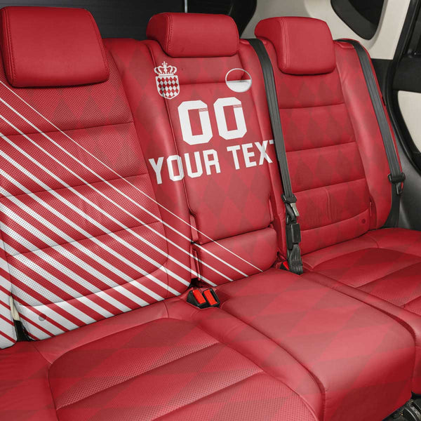 Custom Monaco Football Back Car Seat Cover Go Champion 2025 - Wonder ...