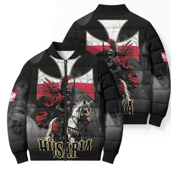 Polish Winged Hussars Bomber Puffer Jacket Husaria Poland Pride Knight ...