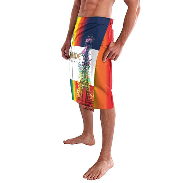 LGBTQ Pride Month Gay Lavalava Eiffel Tower Paris Rainbow Flag - Wonder ...