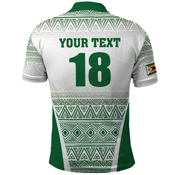 Custom Zimbabwe Rugby Polo Shirt Sables African Patterns - Wonder Print ...