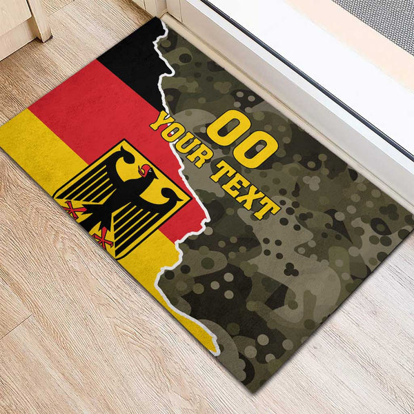 Custom Germany 1990 Rubber Doormat Coat Of Arms With Camo Patterns ...