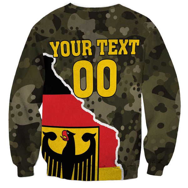 Custom Germany 1990 Sweatshirt Coat Of Arms With Camo Patterns - Wonder ...
