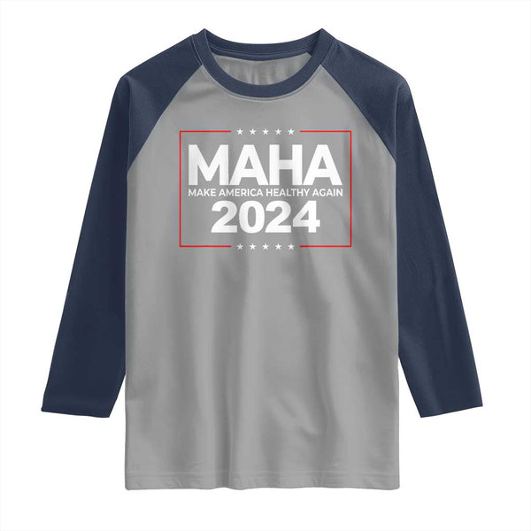 RFK Jr Kennedy 2024 Raglan Shirt MAHA Make America Healthy Again ...