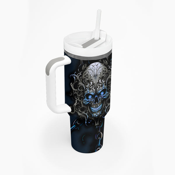 You Inspire My Inner Serial Killer Skull Tumbler With Handle - Wonder ...