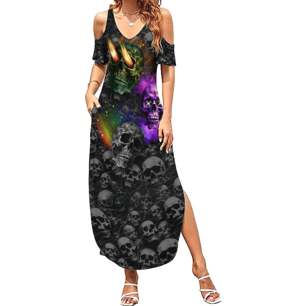 You Inspire My Inner Serial Killer Summer Maxi Dress - Wonder Print Shop