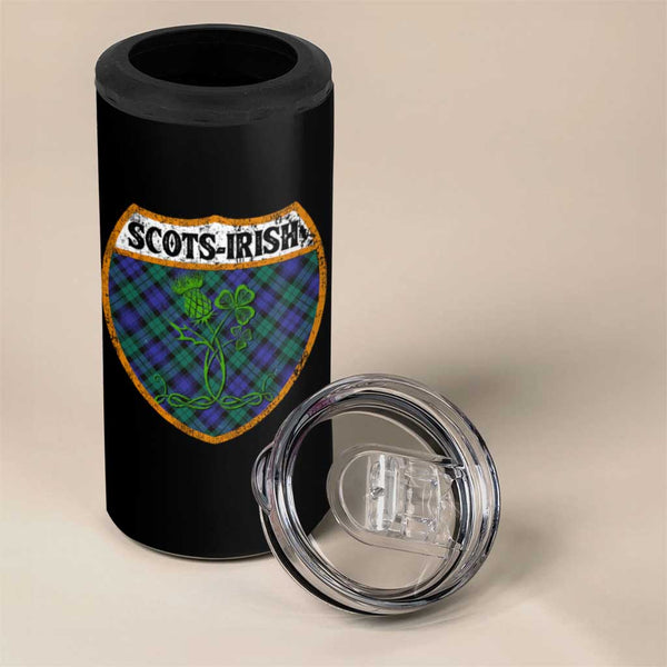 Scots-Irish Pride 4 in 1 Can Cooler Tumbler Shamrock Ulster Scots ...