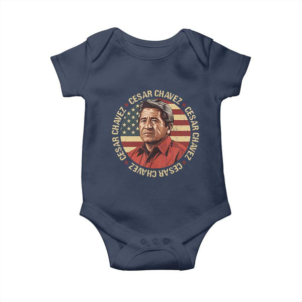Cesar Chavez Baby Onesie March Holiday Hispanic Heritage American Map ...