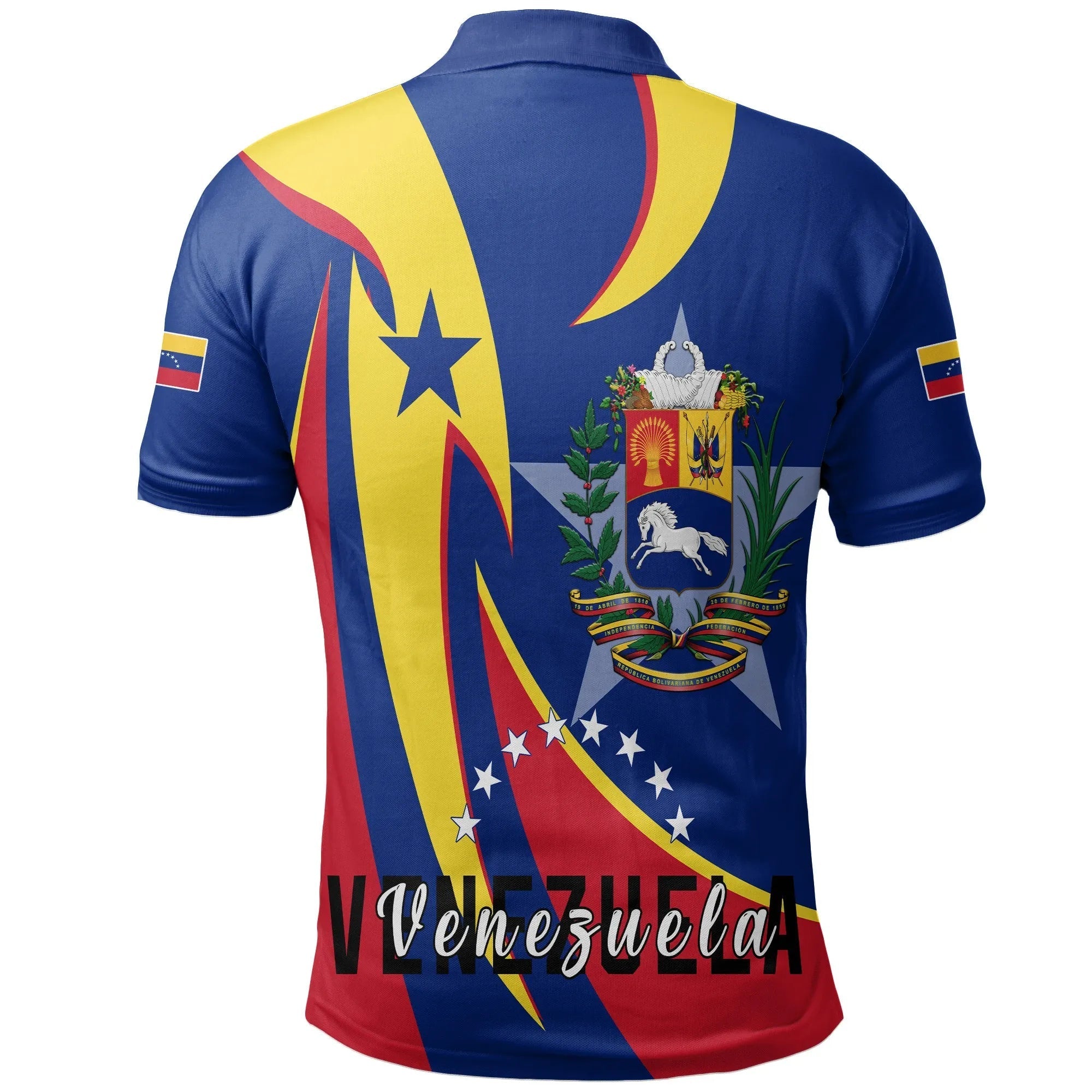 Polo Shirt Venezuela Special Edition Flag Coat of Arms RLT7 - Wonder ...