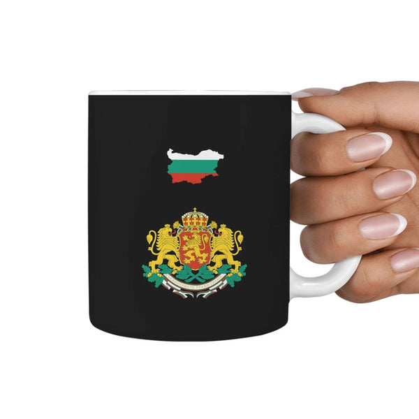Bulgaria Mug - Coat of Arm Map RLT7 - Wonder Print Shop