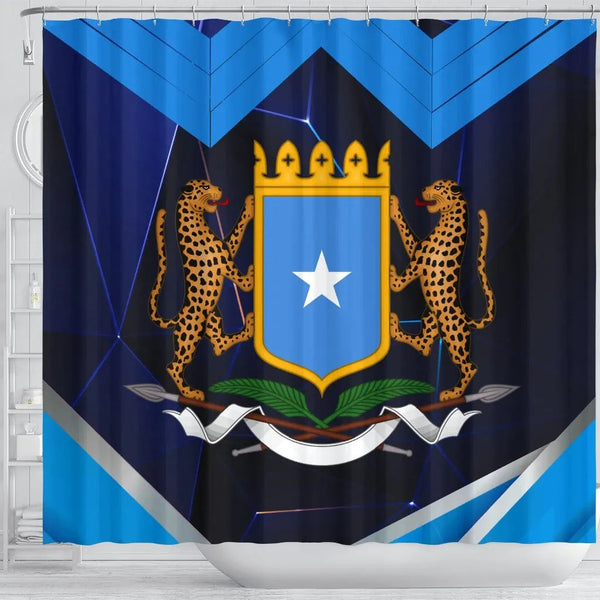 Somalia Sarong Coat Of Arms Somalia With Leopard RLT8 - Wonderprintshop.com