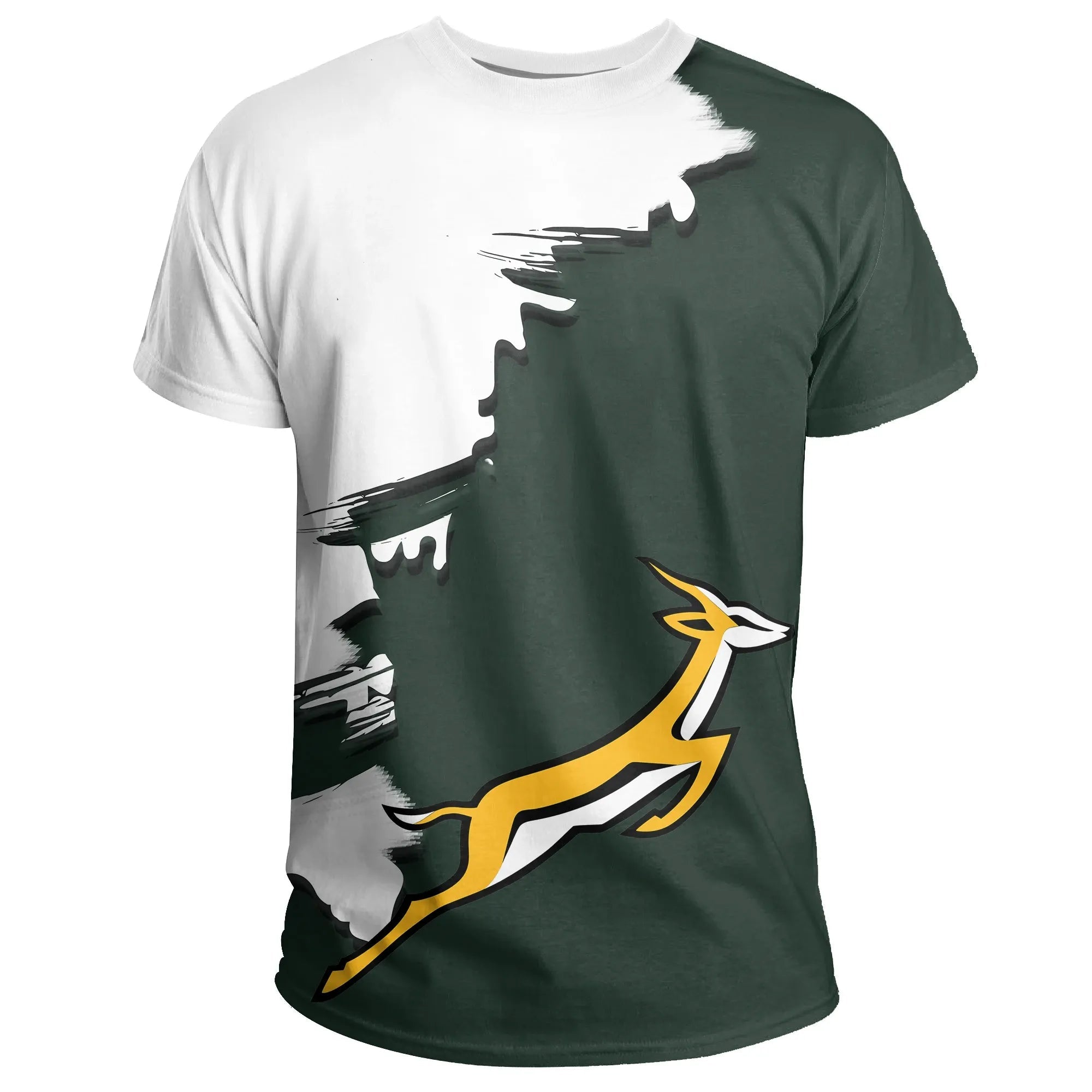 South Africa Springbok Unique T Shirt Scratch Style RLT8 - Wonder Print ...