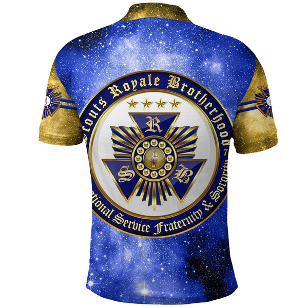 Scouts Royale Brotherhood SRB Polo Shirt Unique Version Blue LT8 ...