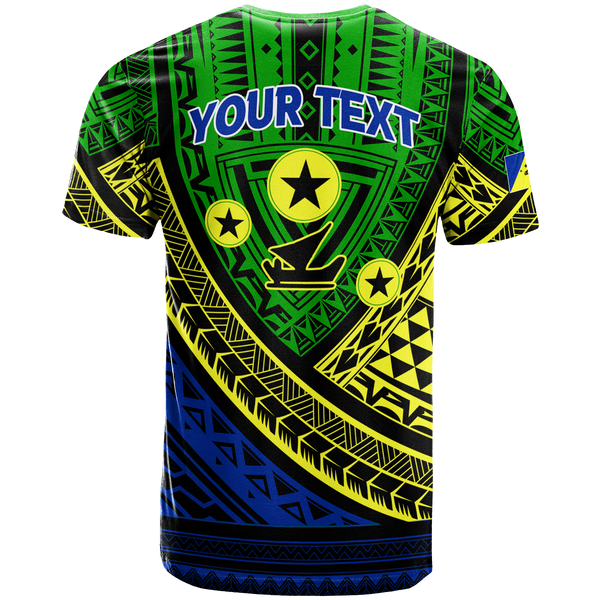 Custom Vanuatu Malampa Province Tribal Pattern T Shirt LT12 - Wonder ...