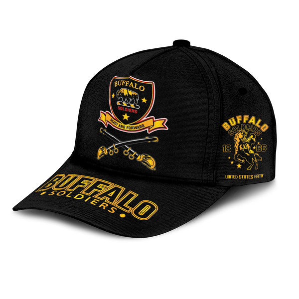 Buffalo Soldiers African American Military Heritage Cap - Honor Black ...