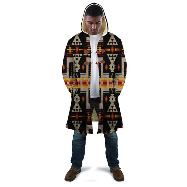 Black Tribe Design Native American Cloak LT10 - Wonder Print Shop
