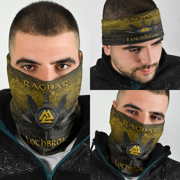 Viking Bandana Ragnar Lothbrok Ragnar Lodbrok Viking Warrior Gold Vers ...