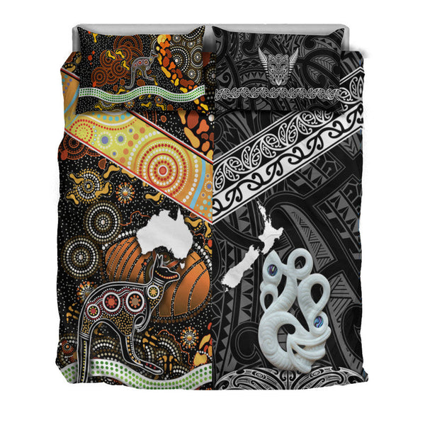 New Zealand Maori Aotearoa and Australia Aboriginal Bedding Set ...