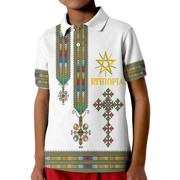 Ethiopia Polo Shirt Ethiopian Tibeb Basic Style LT9 - Wonderprintshop.com