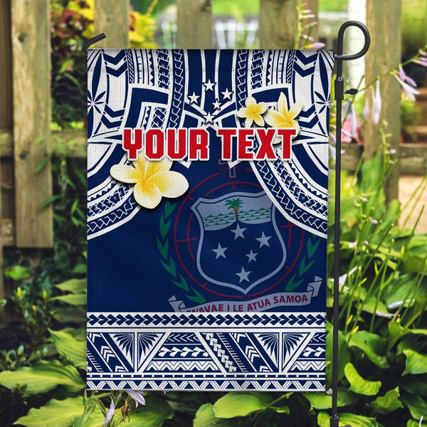 Custom Personalised Samoa Flag Samoan Plumeria Flowers Mix Polynesian ...