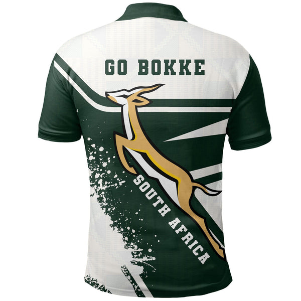 South Africa Springboks Polo Go Bokke - Wonder Print Shop