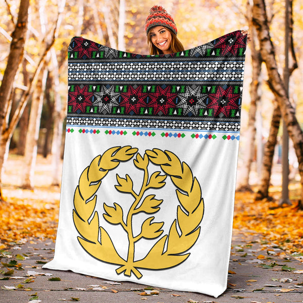 Eritrea Tibeb Premium Blanket Eritrean Cross Mix Flag LT13 - Wonder ...