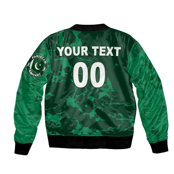 (Custom Personalised And Number) Pakistan Cricket Jersey Bomber Jacket ...