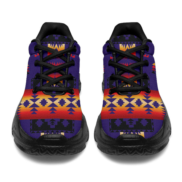 Purple Native Tribes Native American Chunky Sneakers LT10 - Wonder ...