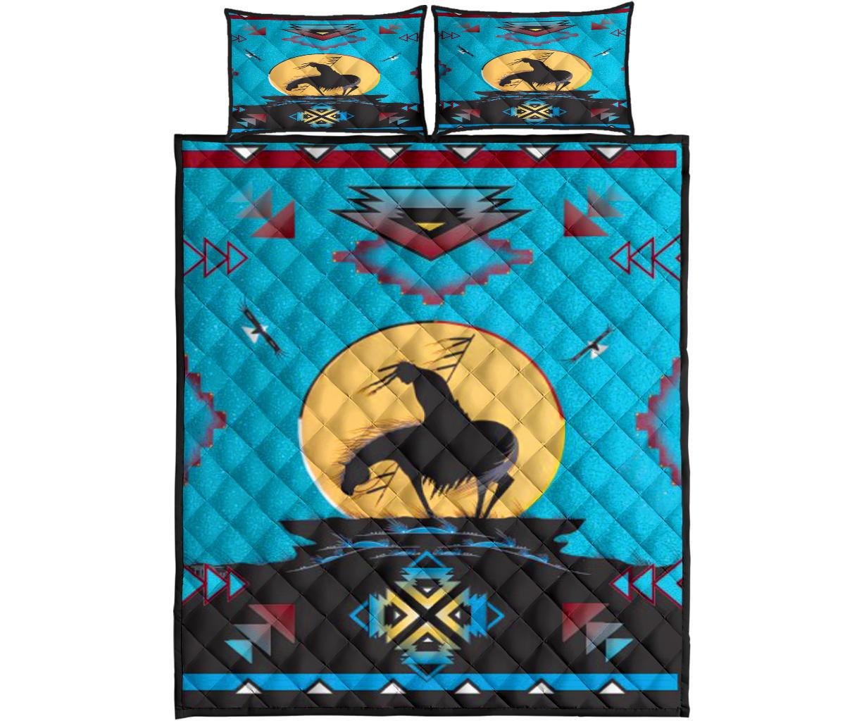 Trail Of Tear Native American Quilt Bed Set LT10 - Wonder Print Shop