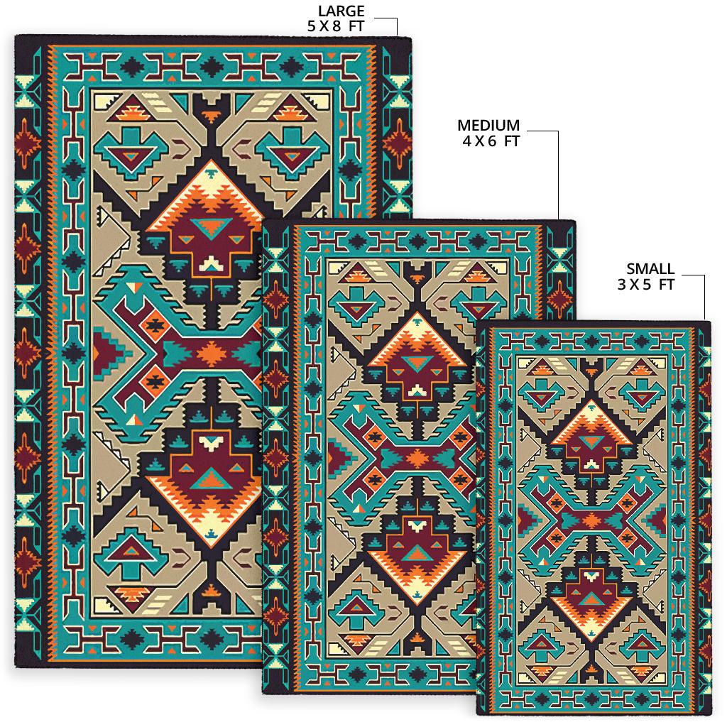 Native American Cuture Design Area Rug LT10 - Wonderprintshop.com