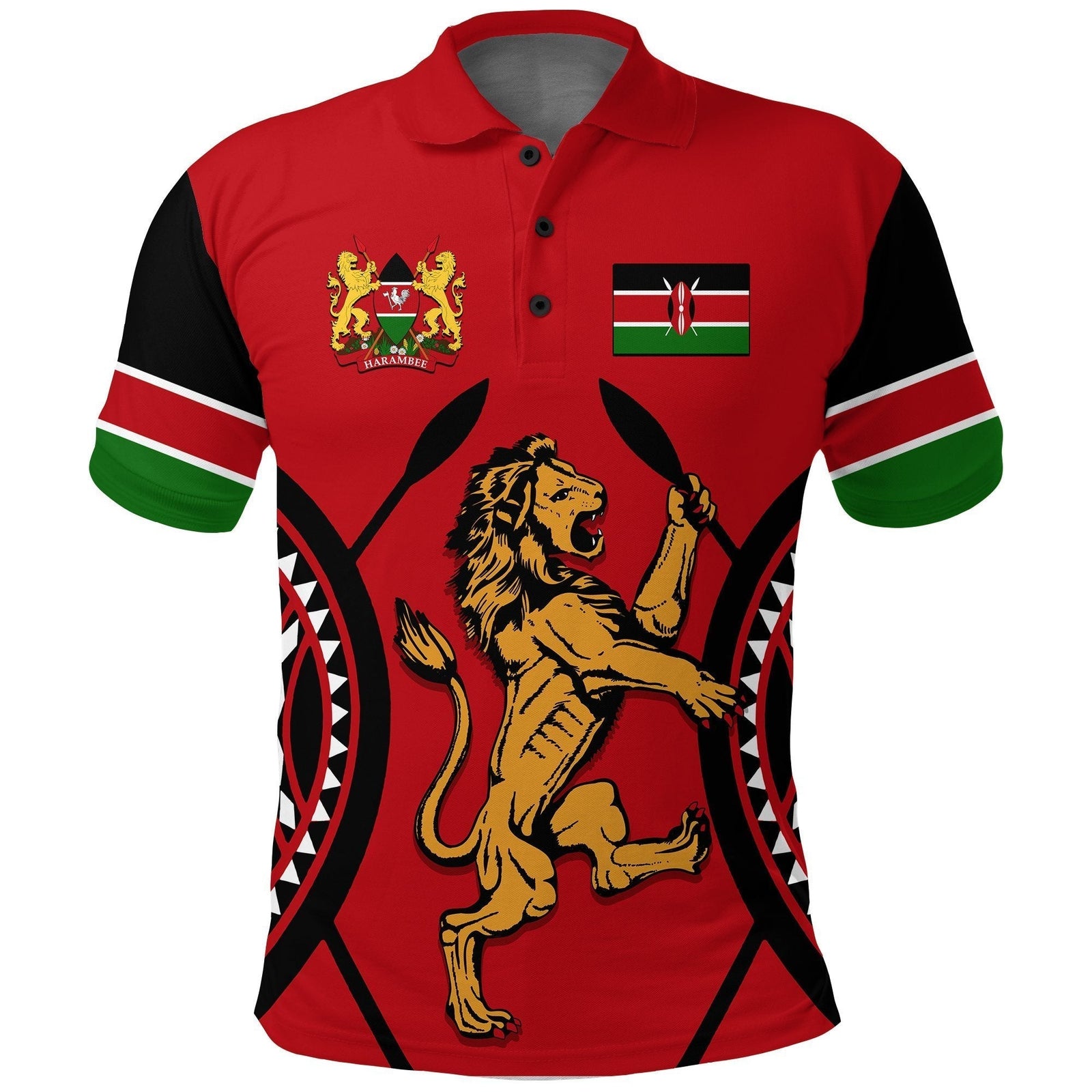 African 54 Countries Polo Shirt - Wonder Print Shop